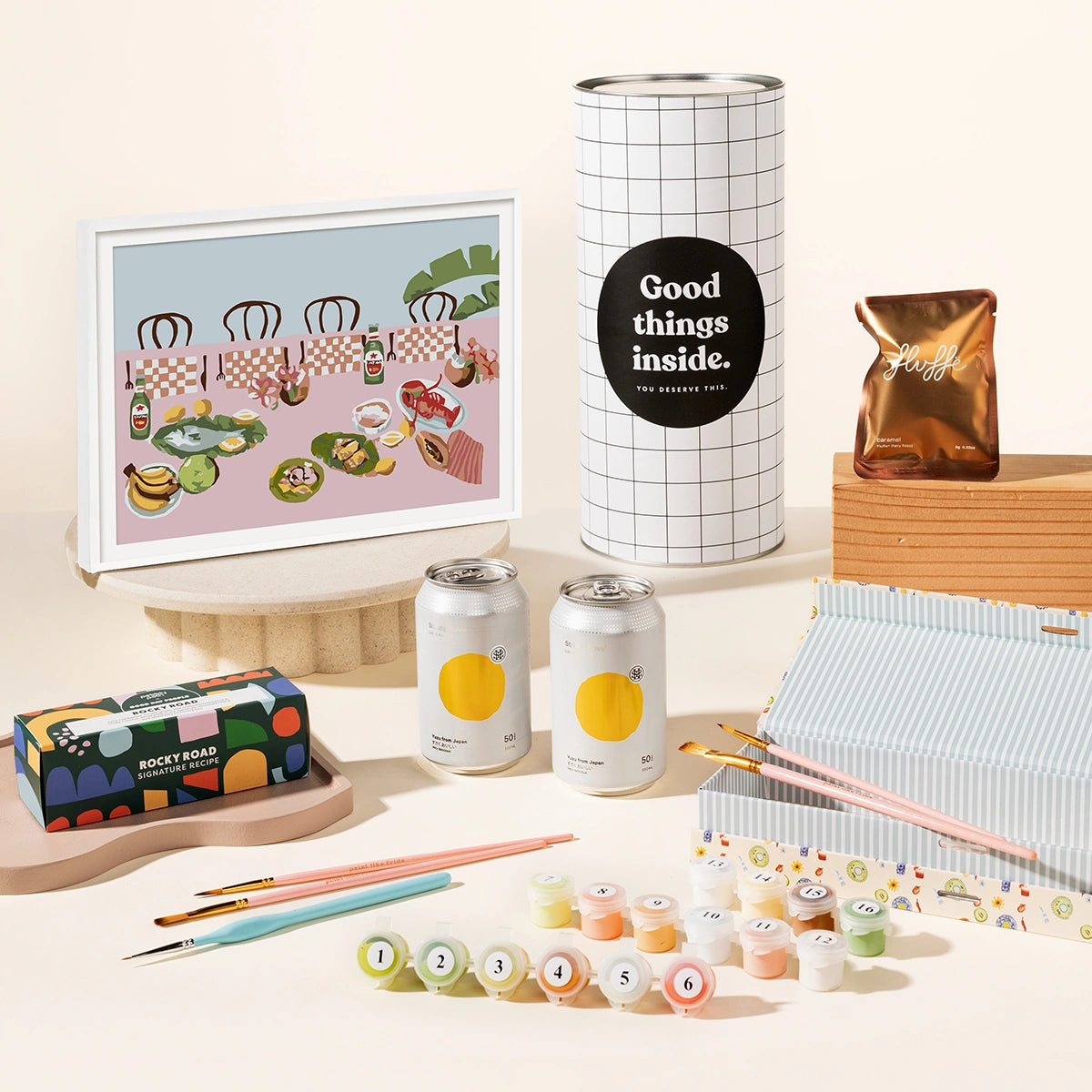 Arty Archie | Paint & Sip Gift Box | Good Day People